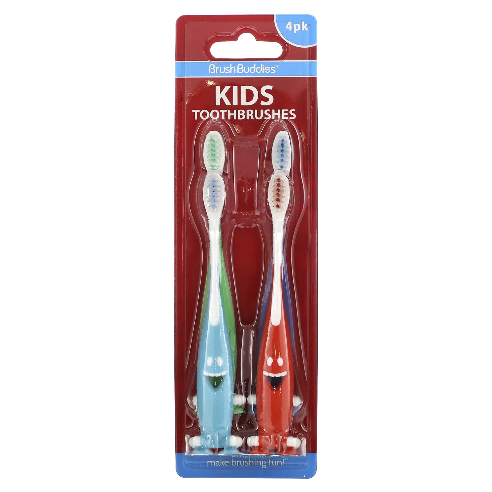 Brush Buddies Kids Toothbrushes , 4pcs - Mamas Boutique