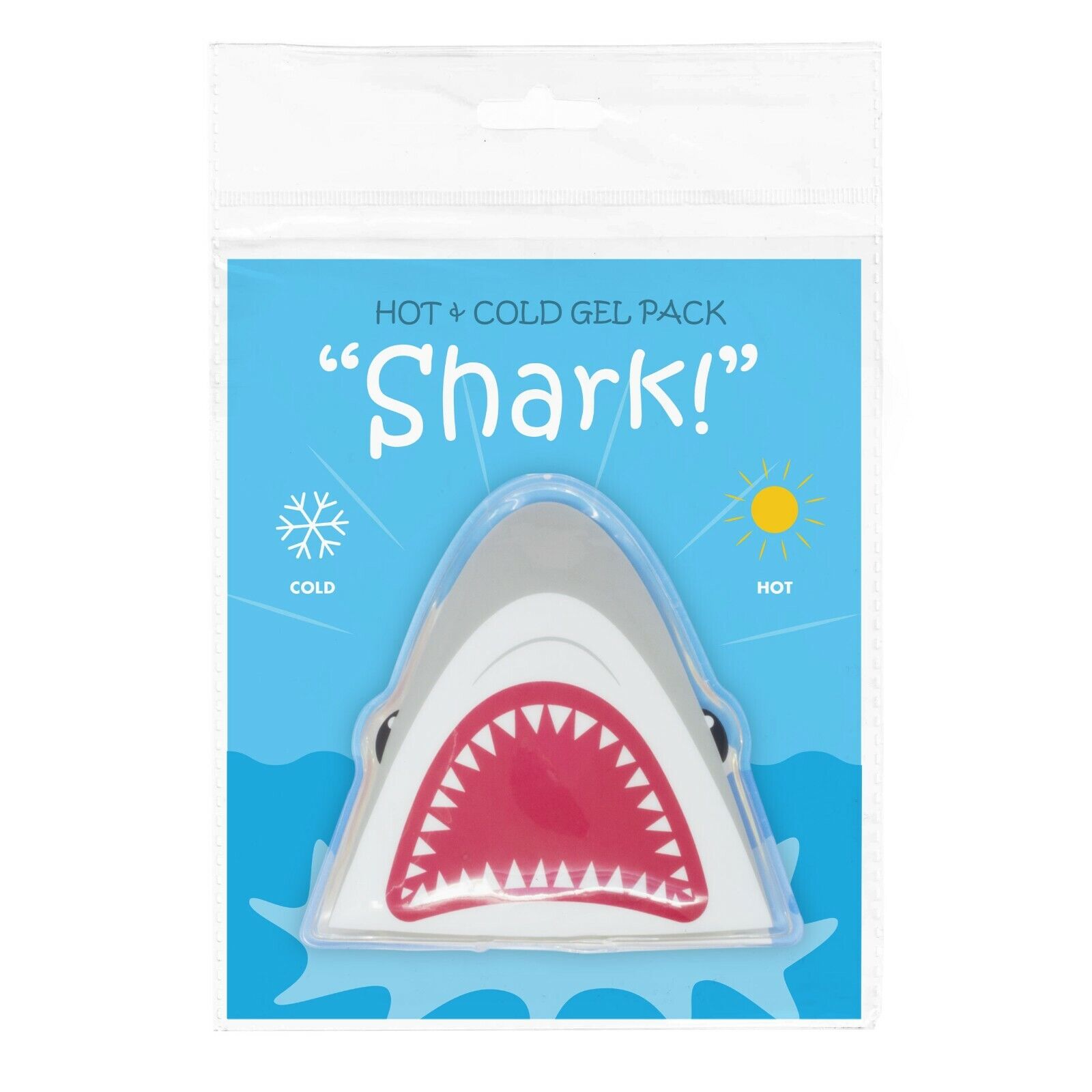 Hot & Cold Gel Pack, Pain & Fever Relief- Shark - Mamas Boutique