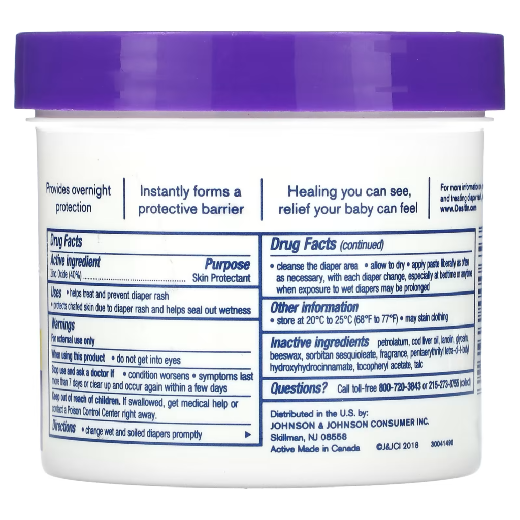 Desitin, Maximum Strength Diaper Rash Cream (454g.) – Mamas Boutique