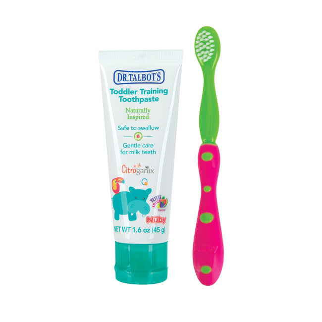 Dr. Talbot's, Toddler Training Toothpaste and Toothbrush, 6+ Months ...